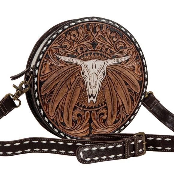 Myra Bag | Bags | Myra Bag Spirit Of The Herd Hand Tooled Leather ...